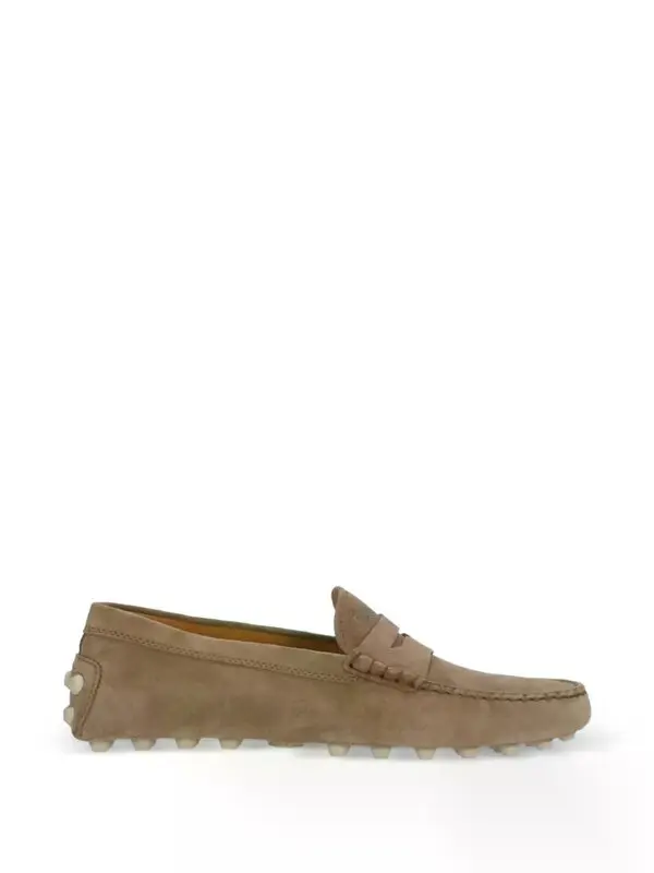 TOD'S Gommino Bubble Suede Loafers