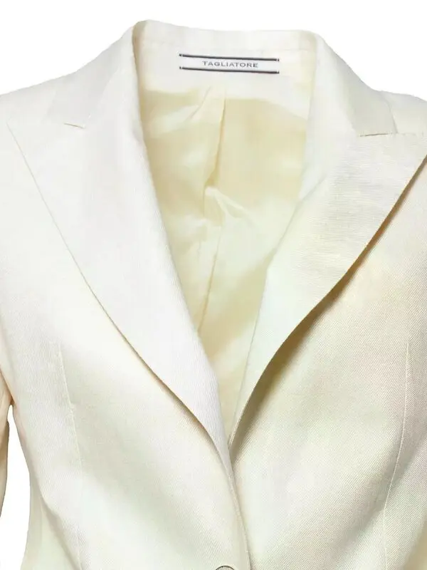 Tagliatore Peak-lapel Single-breasted Blazer