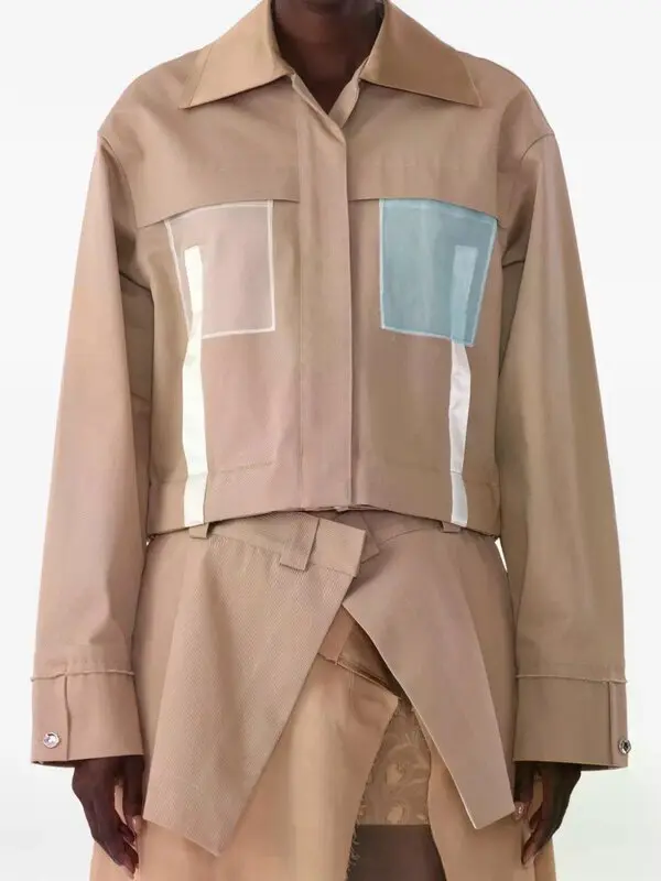 JASON WU Cropped Twill Jacket