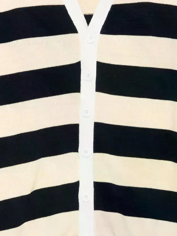 Aspesi Striped V-neck Cardigan