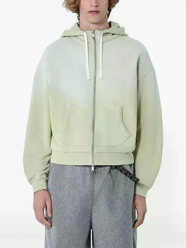 BRAIN DEAD Cotton Zip-up Hoodie