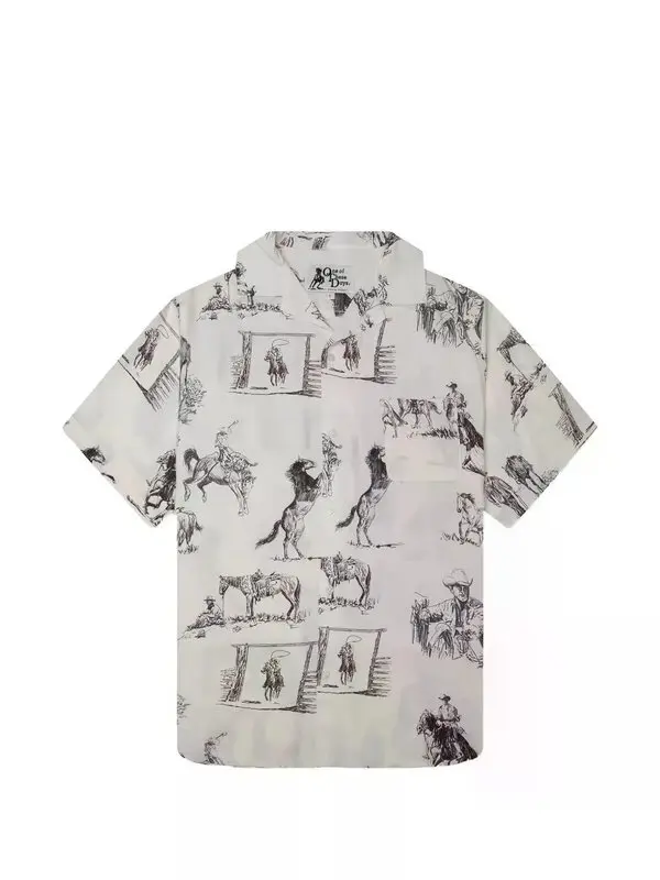 ONE OF THESE DAYS Montage Camp-collar Shirt