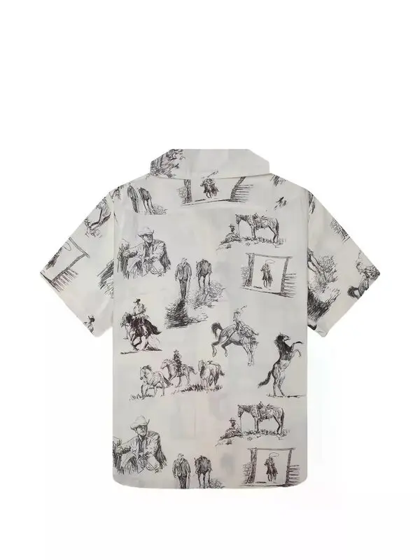 ONE OF THESE DAYS Montage Camp-collar Shirt