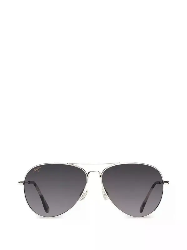 Maui Jim Mavericks Sunglasses - Silver