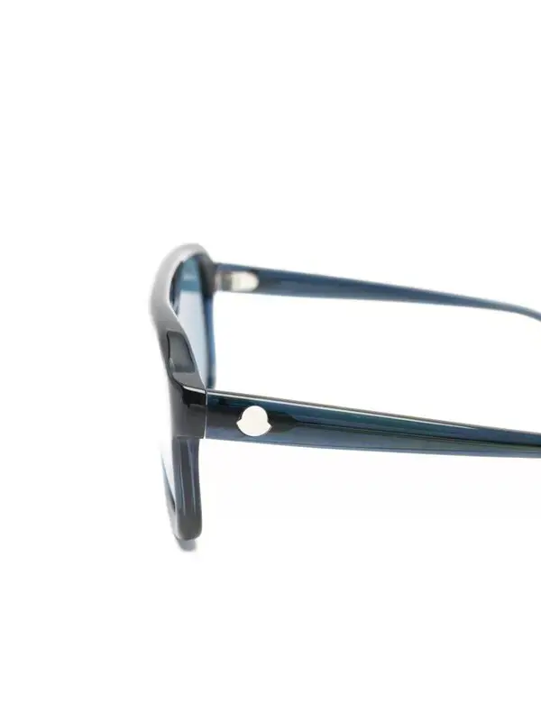Moncler Transparent Pilot Sunglasses