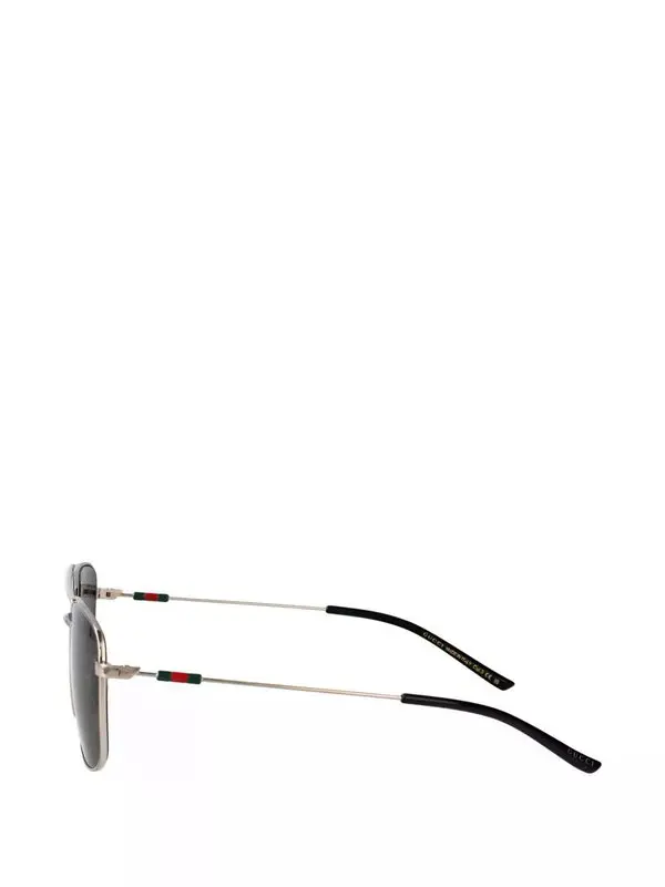 Gucci Square-frame Sunglasses - Silver