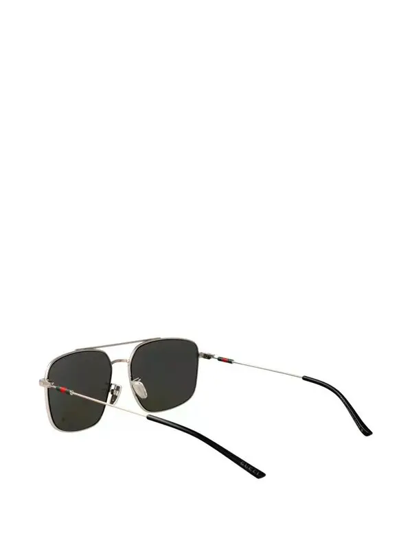 Gucci Tone Square Frame Sunglasses
