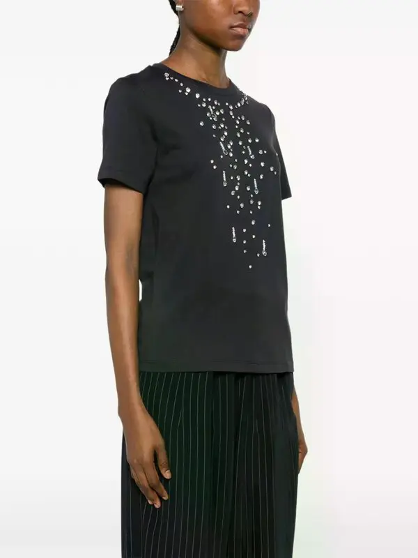 Marella Embellished Cotton T-shirt