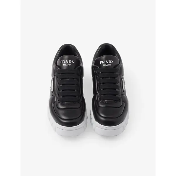 Prada Padded Leather Low-top Trainers