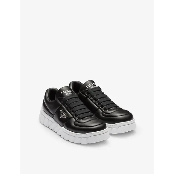 Prada Padded Leather Low-top Trainers