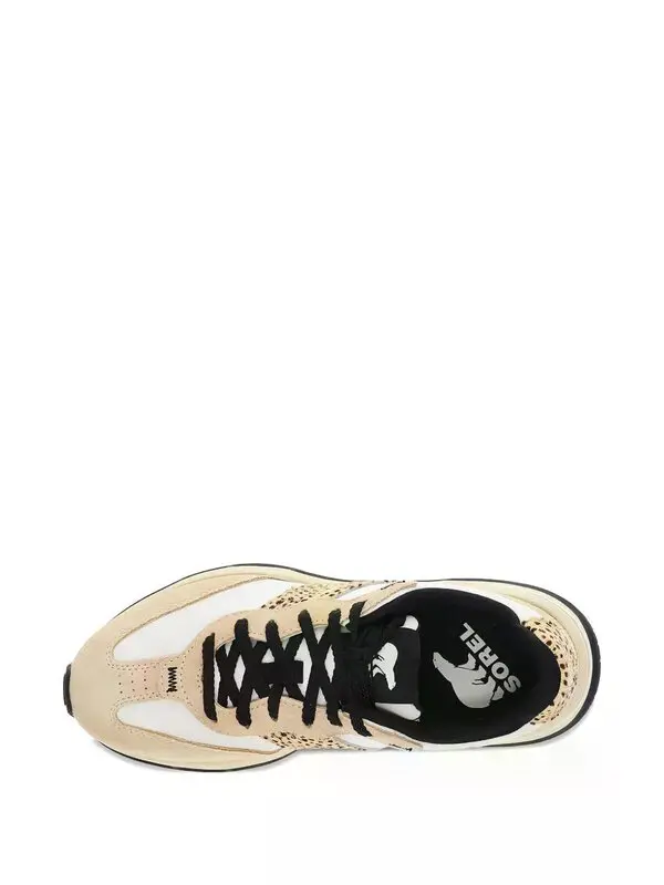 Sorel Kinetic Ember Animal-print Lace-up Sneakers