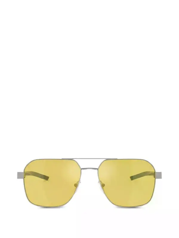 SCUDERIA FERRARI Tone Double Bridge Sunglasses - Silver