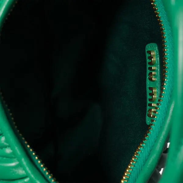 Miu Miu Wander Matelassé Nappa Leather Hobo Bag - Mango