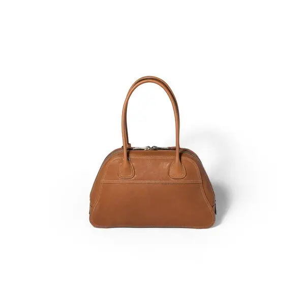 Miu Miu Vivant Nappa Leather Bag - Caramel