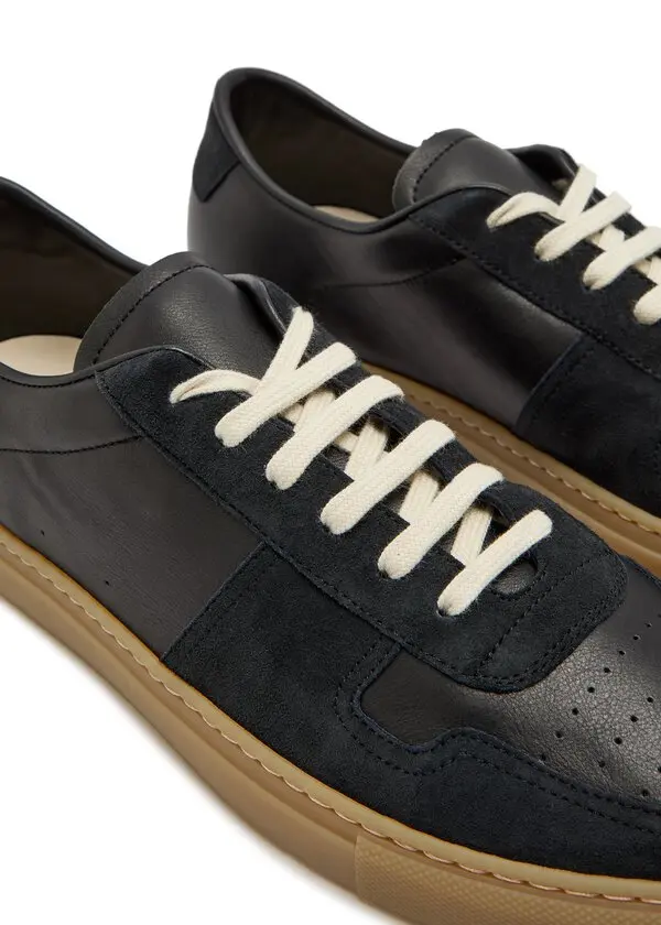 COMMON PROJECTS Bball Panelled Leather Sneakers - Black