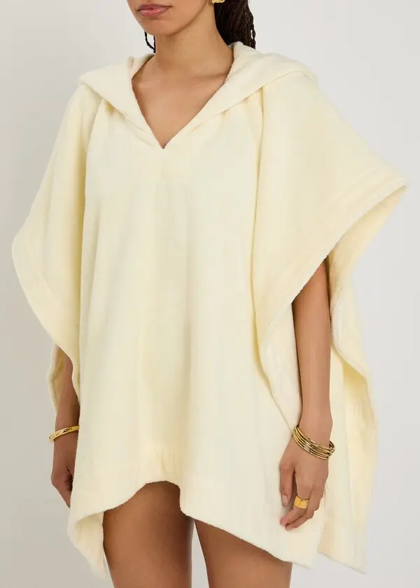 Lisa Marie Fernandez Hooded Terry Beach Poncho