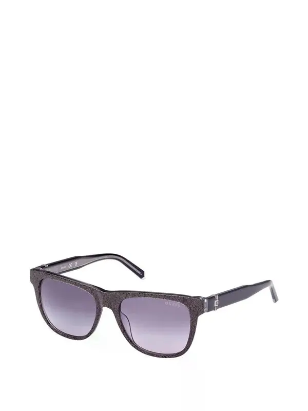 Guess Monogram Square-frame Sunglasses