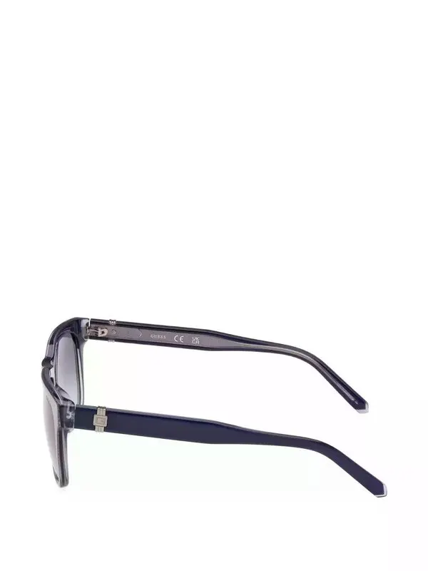 Guess Monogram Square-frame Sunglasses