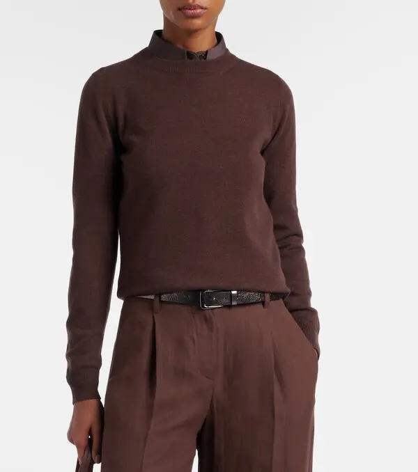 Brunello Cucinelli Monili Cashmere Sweater