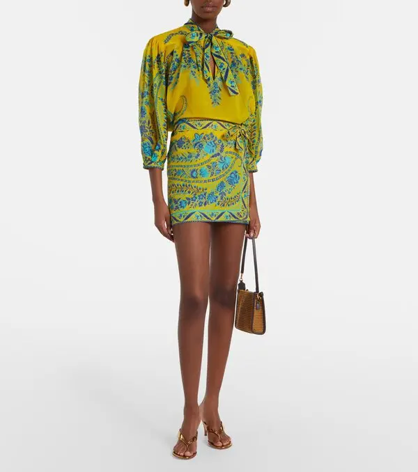 Etro Floral Cotton Beach Cover-up