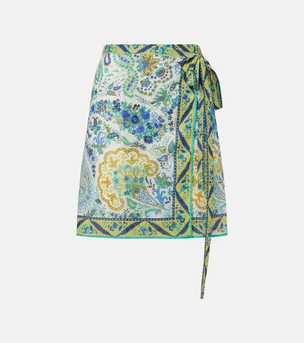 Etro Floral Cotton Beach Cover-up - Multicoloured