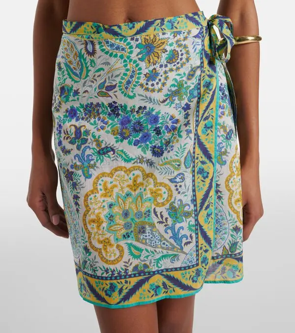 Etro Floral Cotton Beach Cover-up - Multicoloured