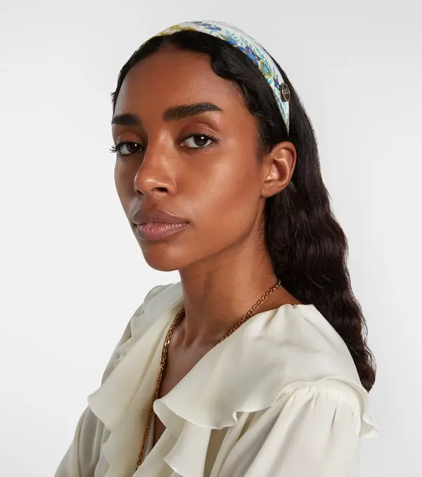Etro Silk Printed Headband