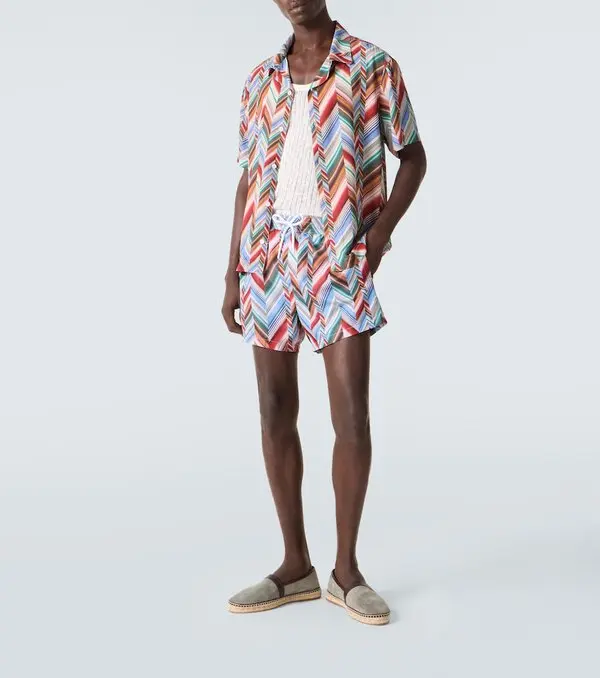 Missoni Zigzag Bowling Shirt