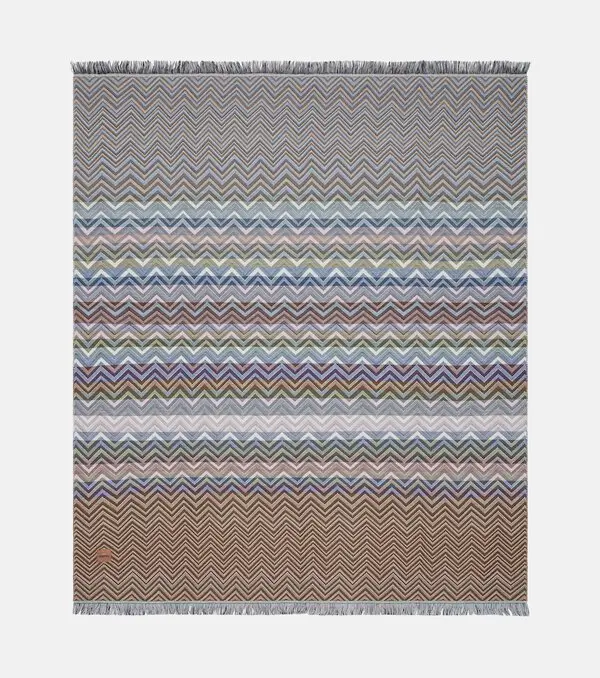 Missoni Antwan Fringed Wool-blend Throw