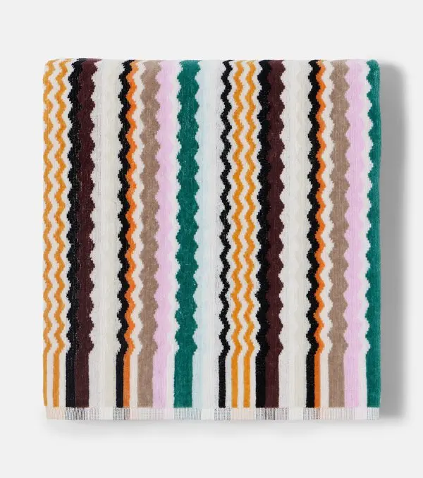 Missoni Aura Zigzag Cotton Terry Bath Towel - Multicoloured