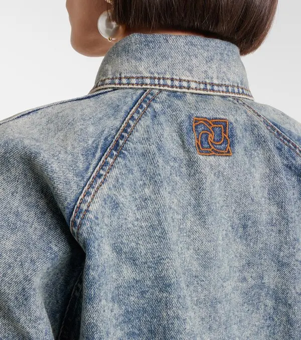 Magda Butrym Denim Blouson Jacket