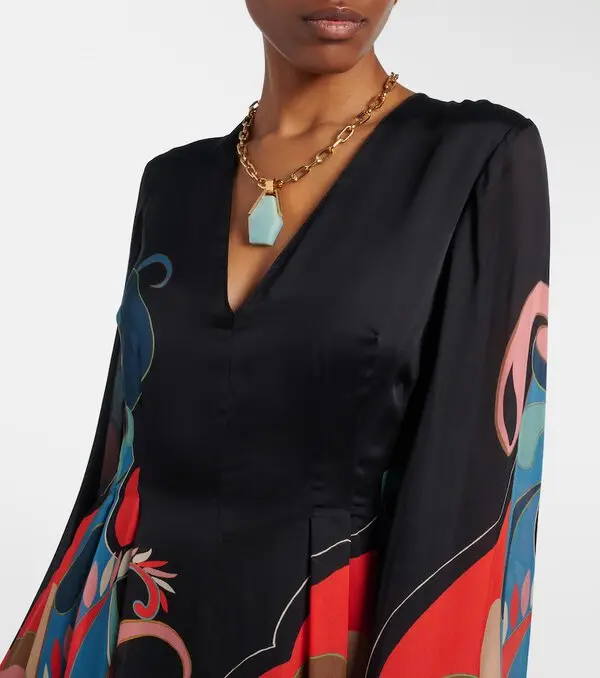 Etro Paisley Silk Maxi Gown