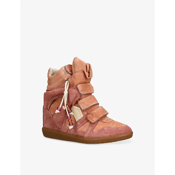 Isabel Marant Étoile Bekett Wedge High-top Trainers - Rust