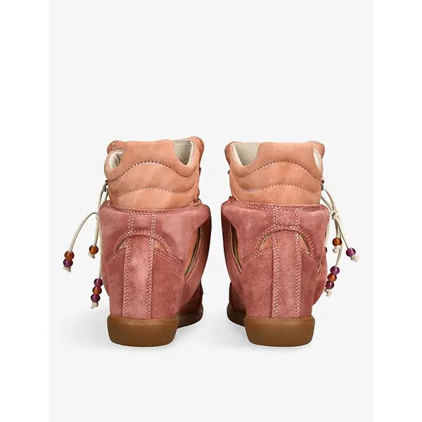 Isabel Marant Étoile Bekett Wedge High-top Trainers - Rust