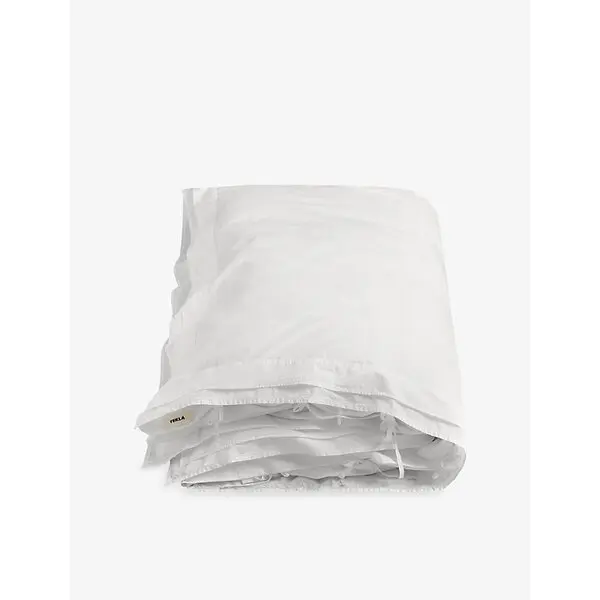 TEKLA Perle Cotton Duvet Cover - Broken White