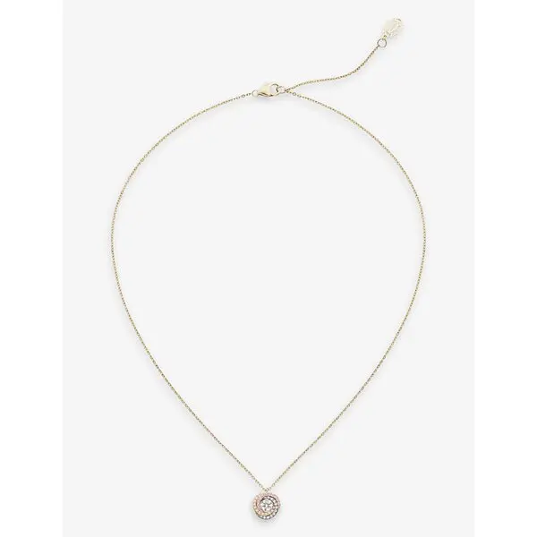 Cartier Trinity 18ct Three-colour And Diamond Pendant Necklace - Gold