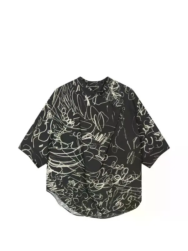 JNBY Botanical Line Short-sleeve Top - Black