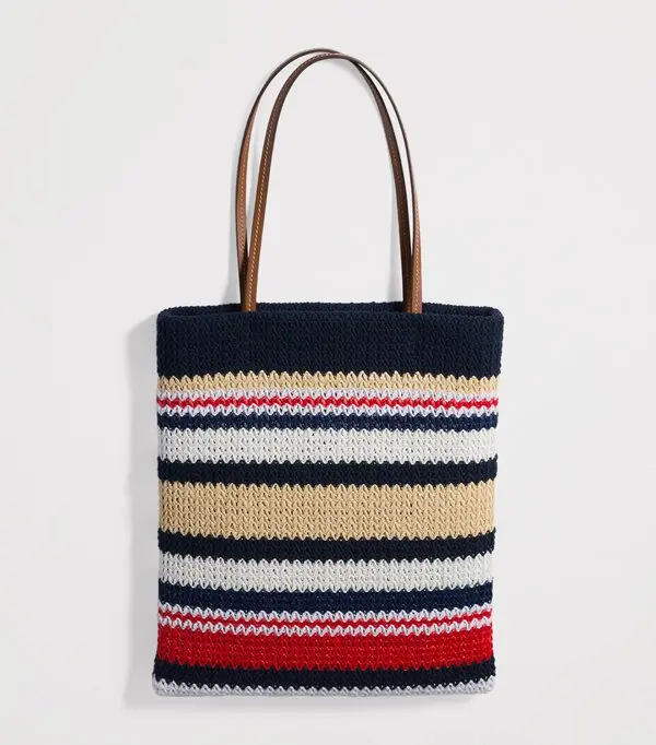 Miu Miu Raffia-effect Woven Tote Bag