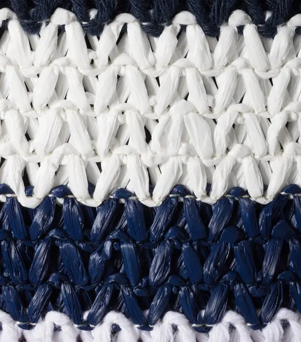 Miu Miu Raffia-effect Woven Tote Bag