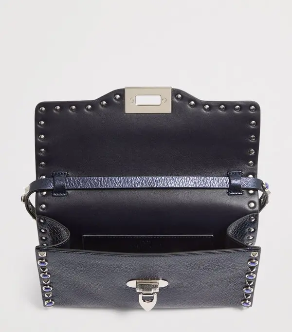 Valentino Garavani Calfskin Rockstud Spike Shoulder Bag