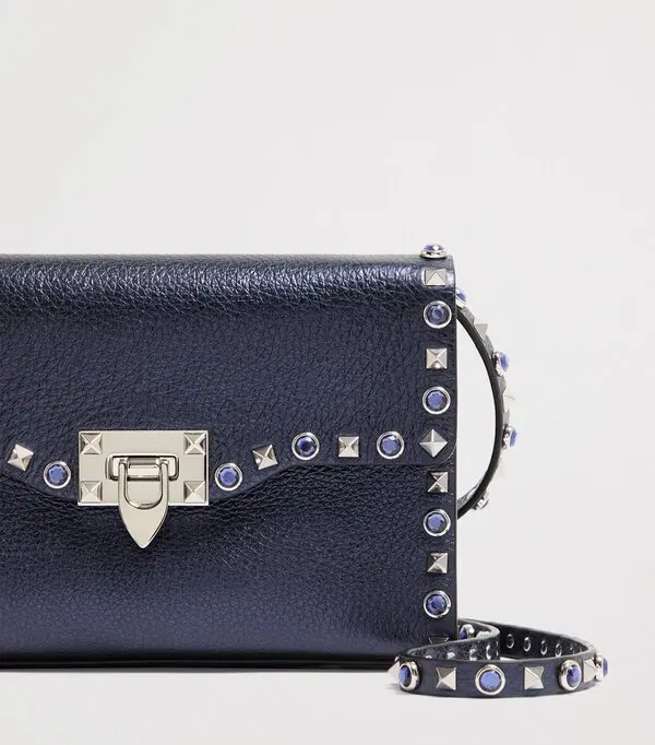 Valentino Garavani Calfskin Rockstud Spike Shoulder Bag
