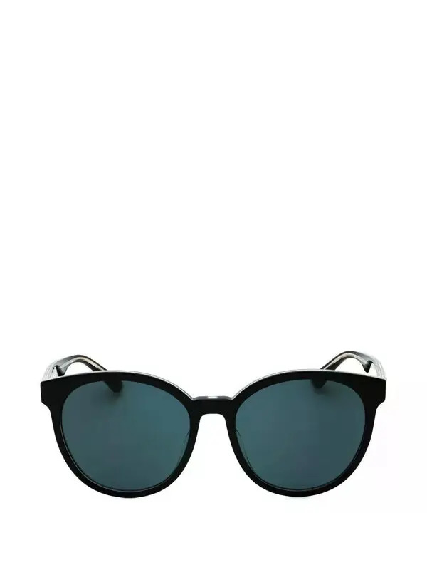 Moschino Full Rim Round Sunglasses - Black