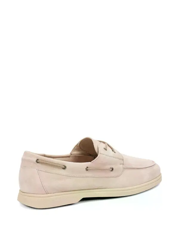 FRAU Lace-up Boat Shoes - Neutrals