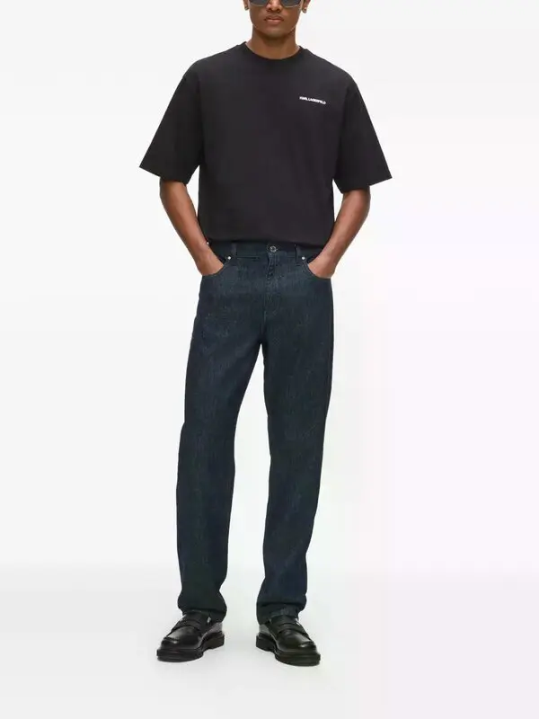 Karl Lagerfeld Logo Plaque Jeans