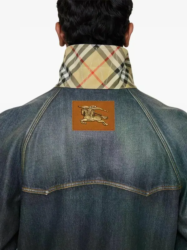 Burberry Coated Denim Jacket