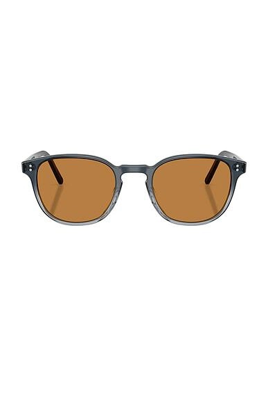 Oliver Spencer Fairmont Sun Irregular Sunglasses - Twilight Gradient