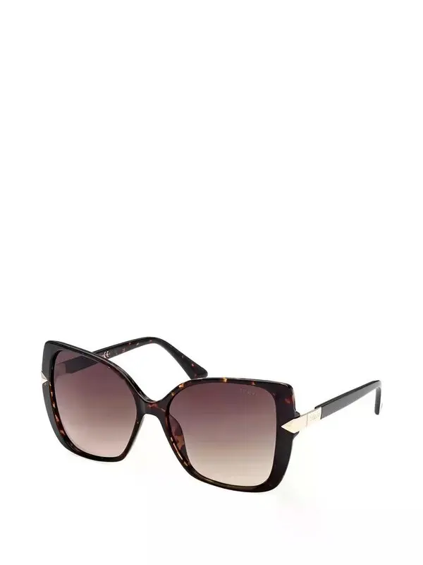 Guess Tortoiseshell-effect Cat-eye Sunglasses - Brown
