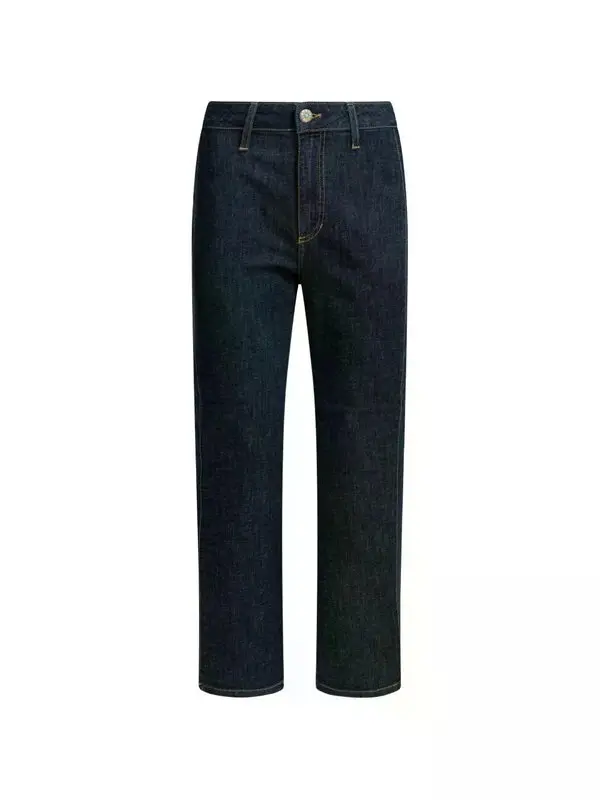 SHAFT JEANS Contrast Stitching Jeans