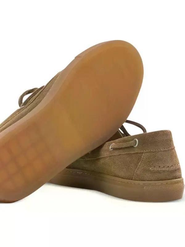 SUMMERY COPENHAGEN Lace-up Suede Loafers