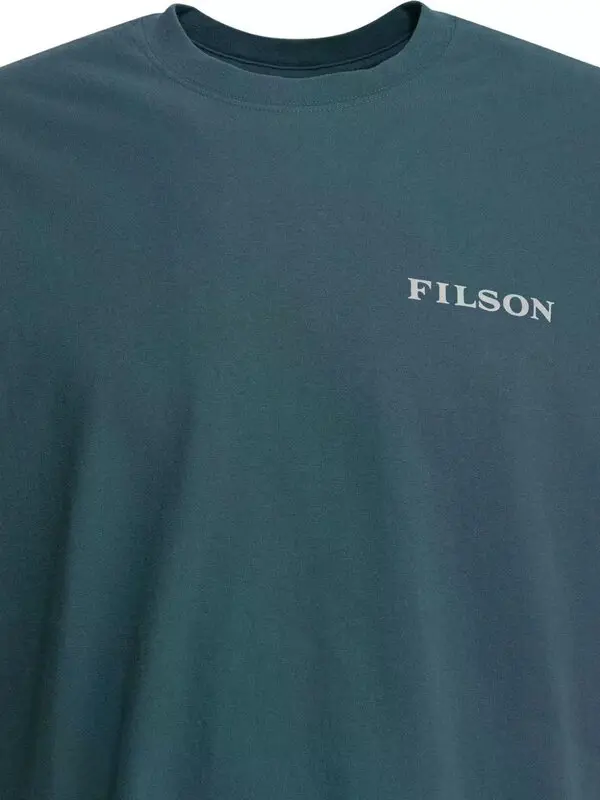Filson Logo-print Cotton T-shirt - Blue